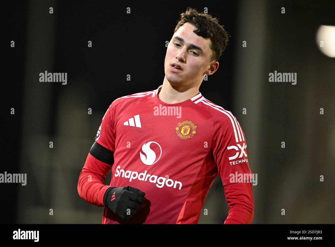 Manchester United midfielder James Scanlon during the Manchester United ...