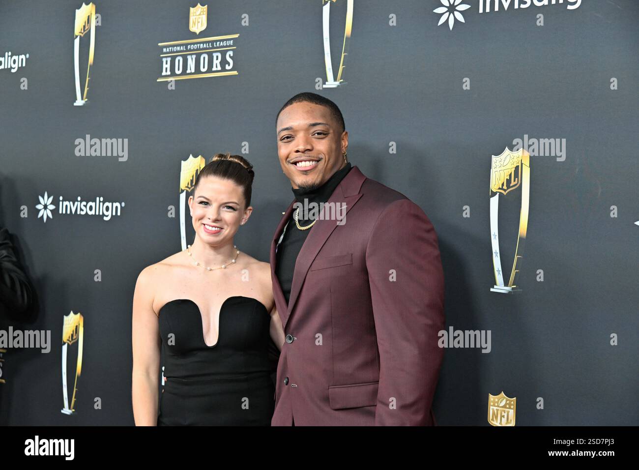 Saenger Theatre. 6th Feb, 2025. New Orleans LA; C.J. Ham and his wife ...