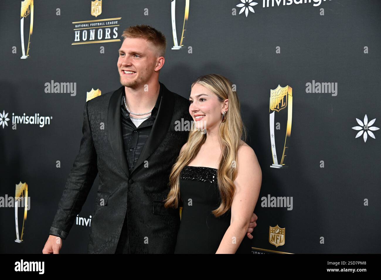 Saenger Theatre. 6th Feb, 2025. New Orleans LA; Trey McBride and Lauren ...