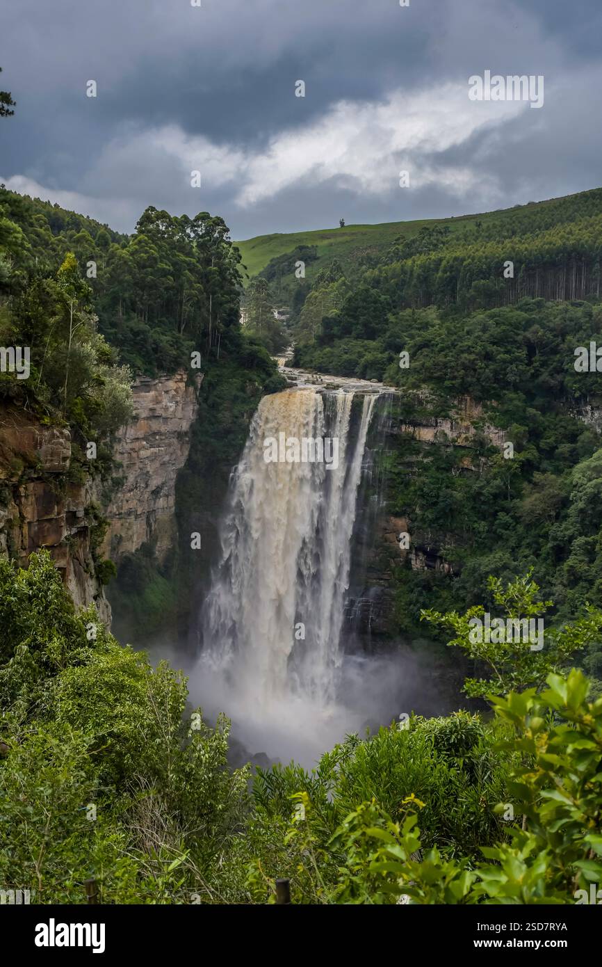 Karkloof waterfall in midlands meander KZN south africa Stock Photo - Alamy