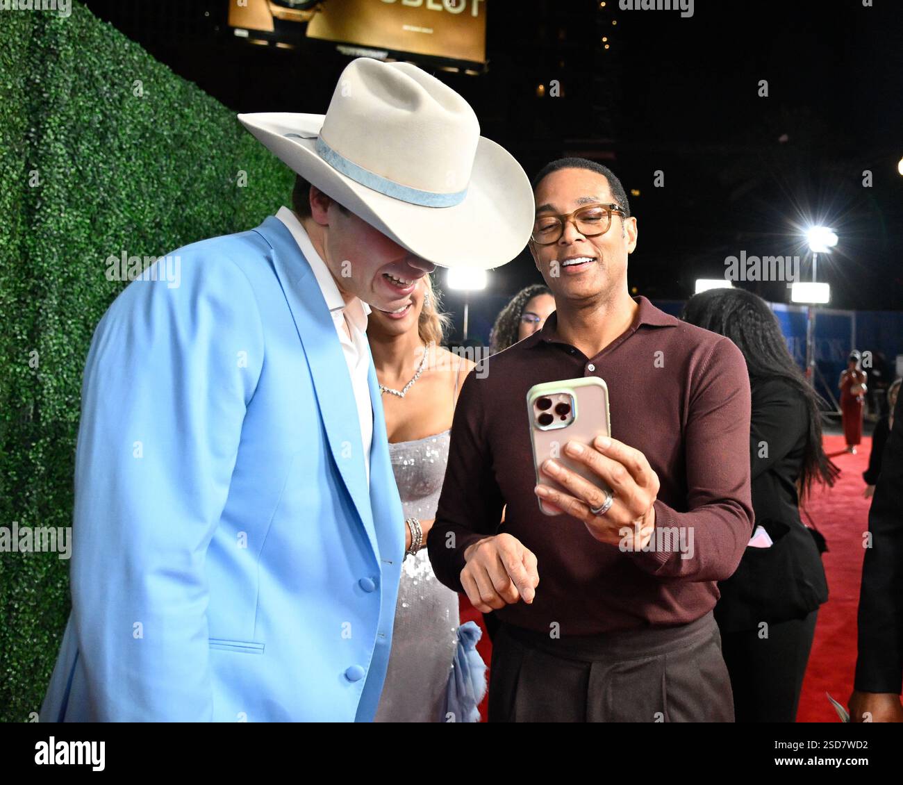 Saenger Theatre. 6th Feb, 2025. New Orleans LA; Cameron Dicker (l) and ...