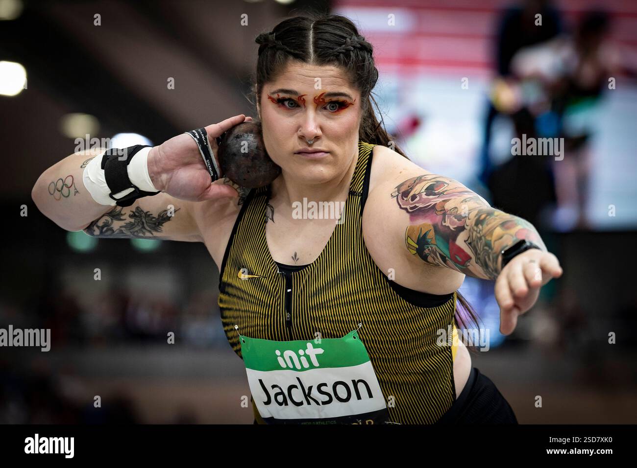 Karlsruhe, Deutschland. 07th Feb, 2025. Jackson, Chase (USA); init ...