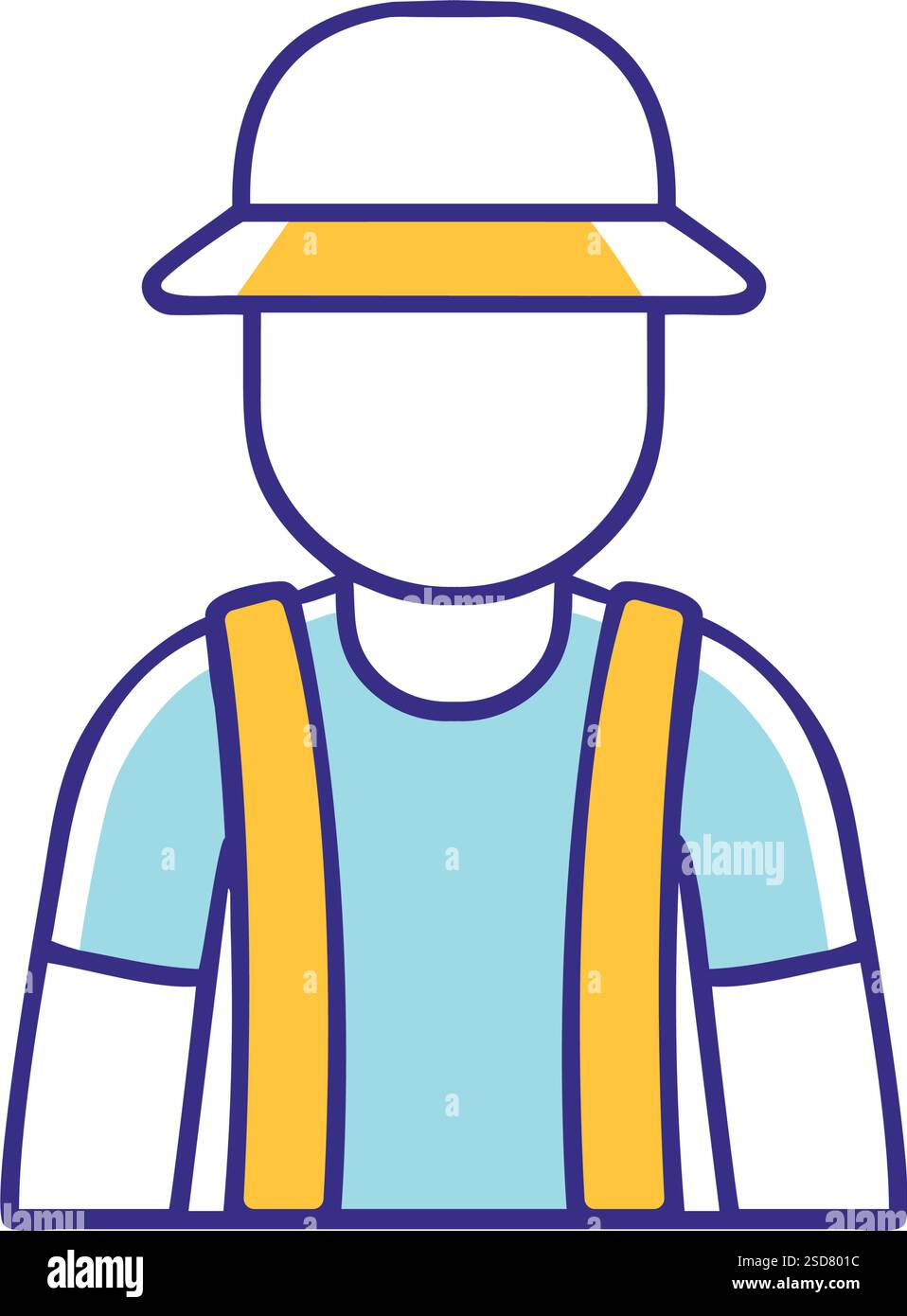 Tourist traveler avatar illustration Stock Vector Image & Art - Alamy