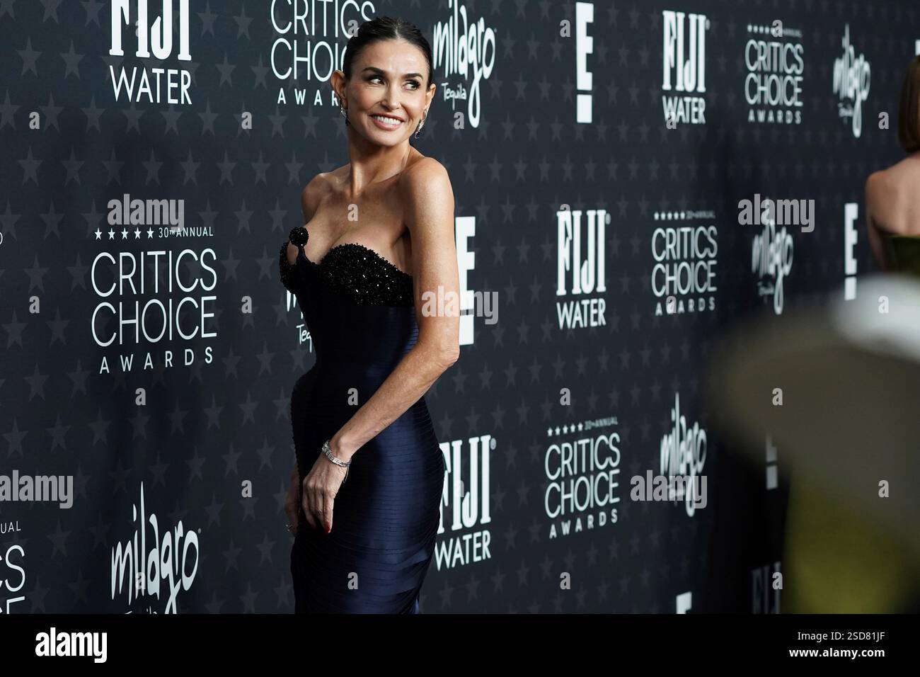 Demi Moore arrives at the 30th Critics Choice Awards on Friday, Feb. 7 ...