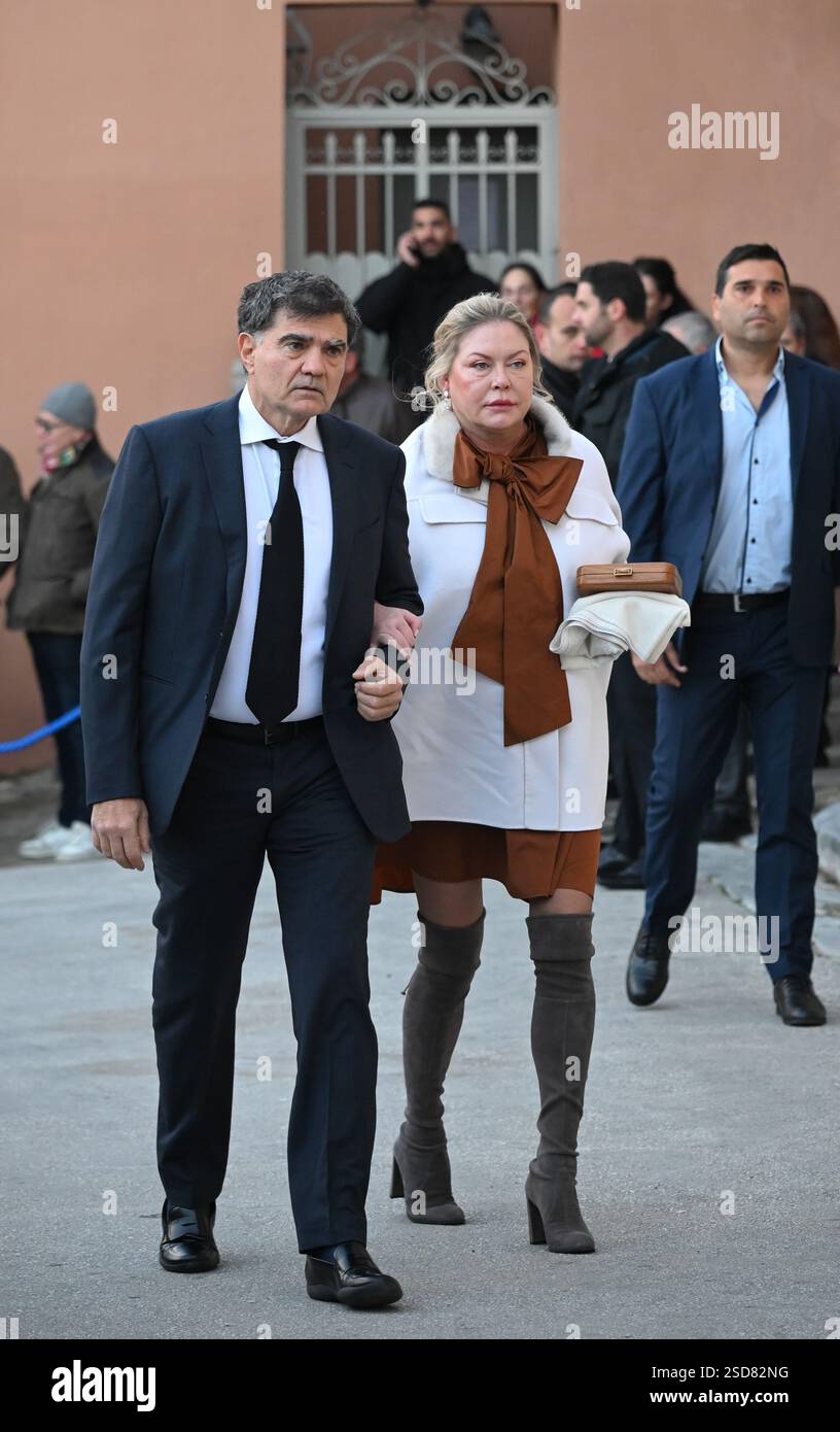 Athens, Greece, 7 February 2025. Greek magnate Giannis Vardinogiannis ...