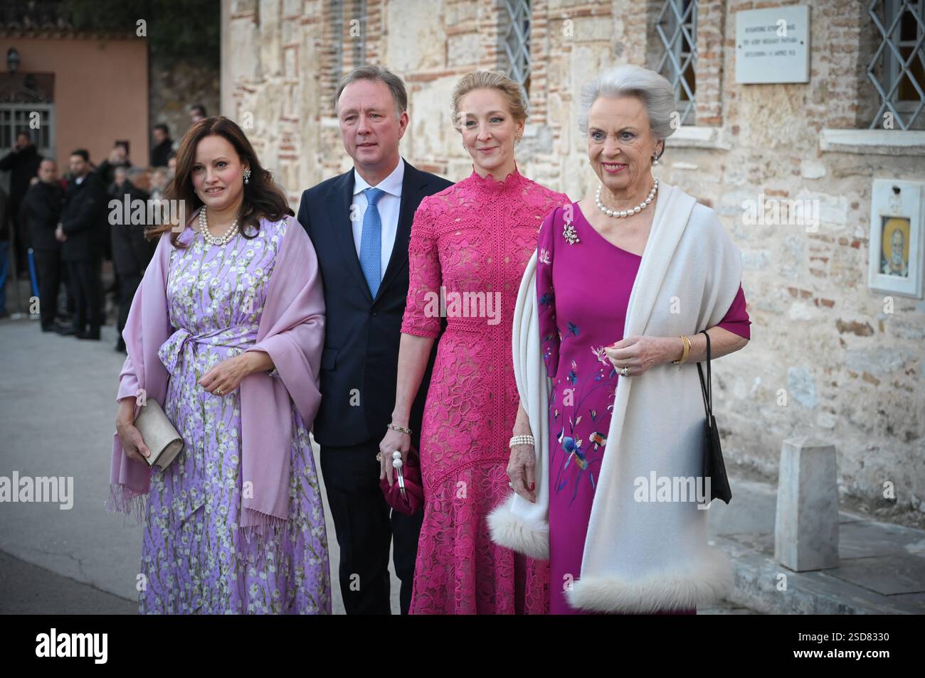 Athens, Greece, 7 February 2025. Prince Gustav and Princess Carina of ...