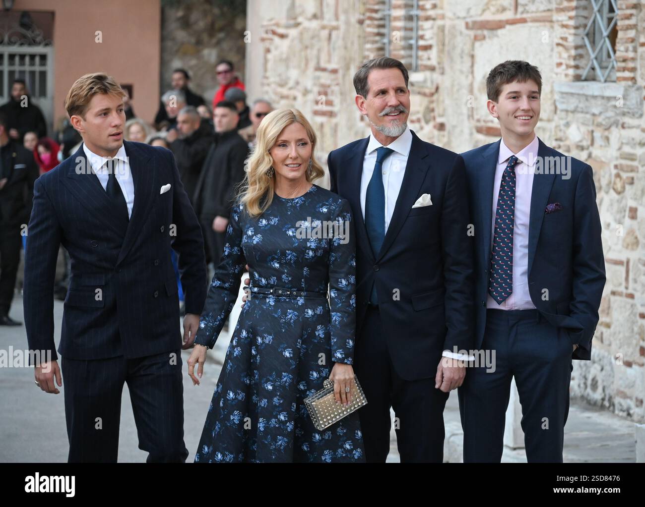 Athens, Greece, 7 February 2025. Pavlos Crown Prince of Greece, Marie ...