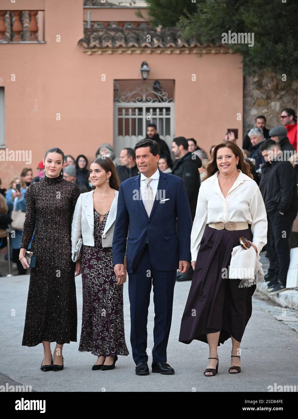 Athens, Greece, 7 February 2025. Princess Alexia of Greece and Denmark ...