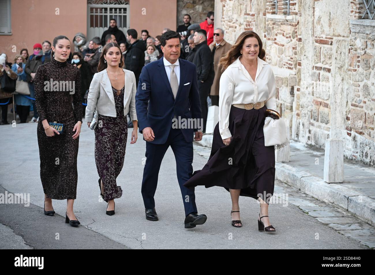 Athens, Greece, 7 February 2025. Princess Alexia of Greece and Denmark ...