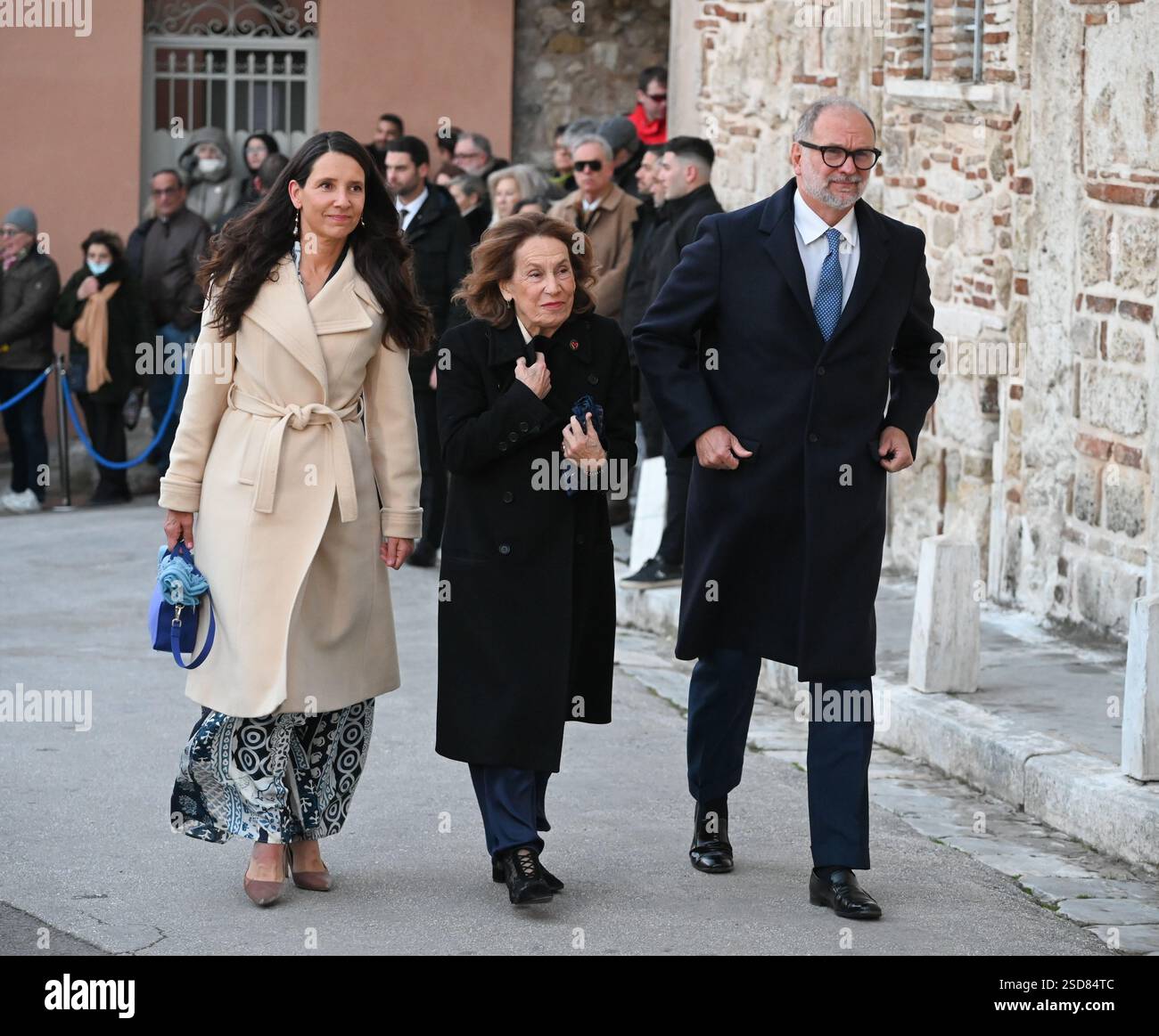 Athens, Greece, 7 February 2025. Princess Alexandra of Greece with her ...