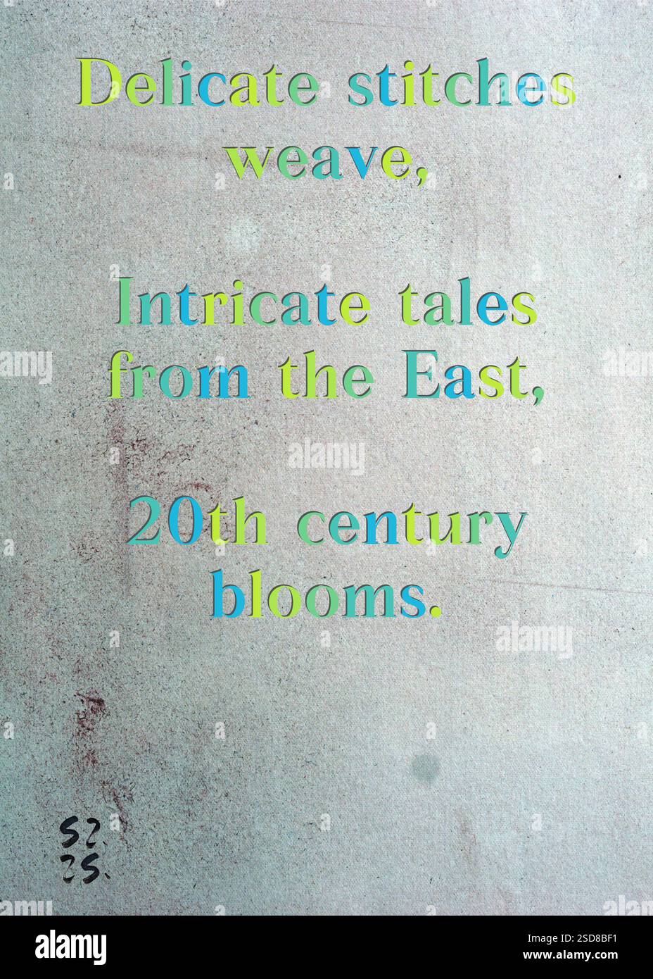 Delicate stitches weave, Intricate tales from the East, 20th century ...