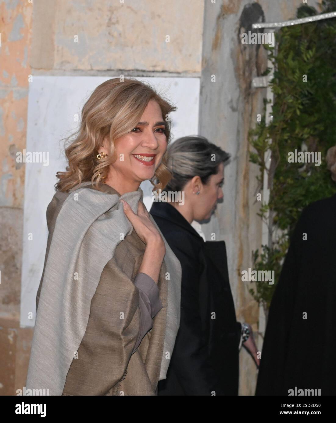 Athens, Greece, 7 February 2025. Infanta Cristina of Spain attends to ...