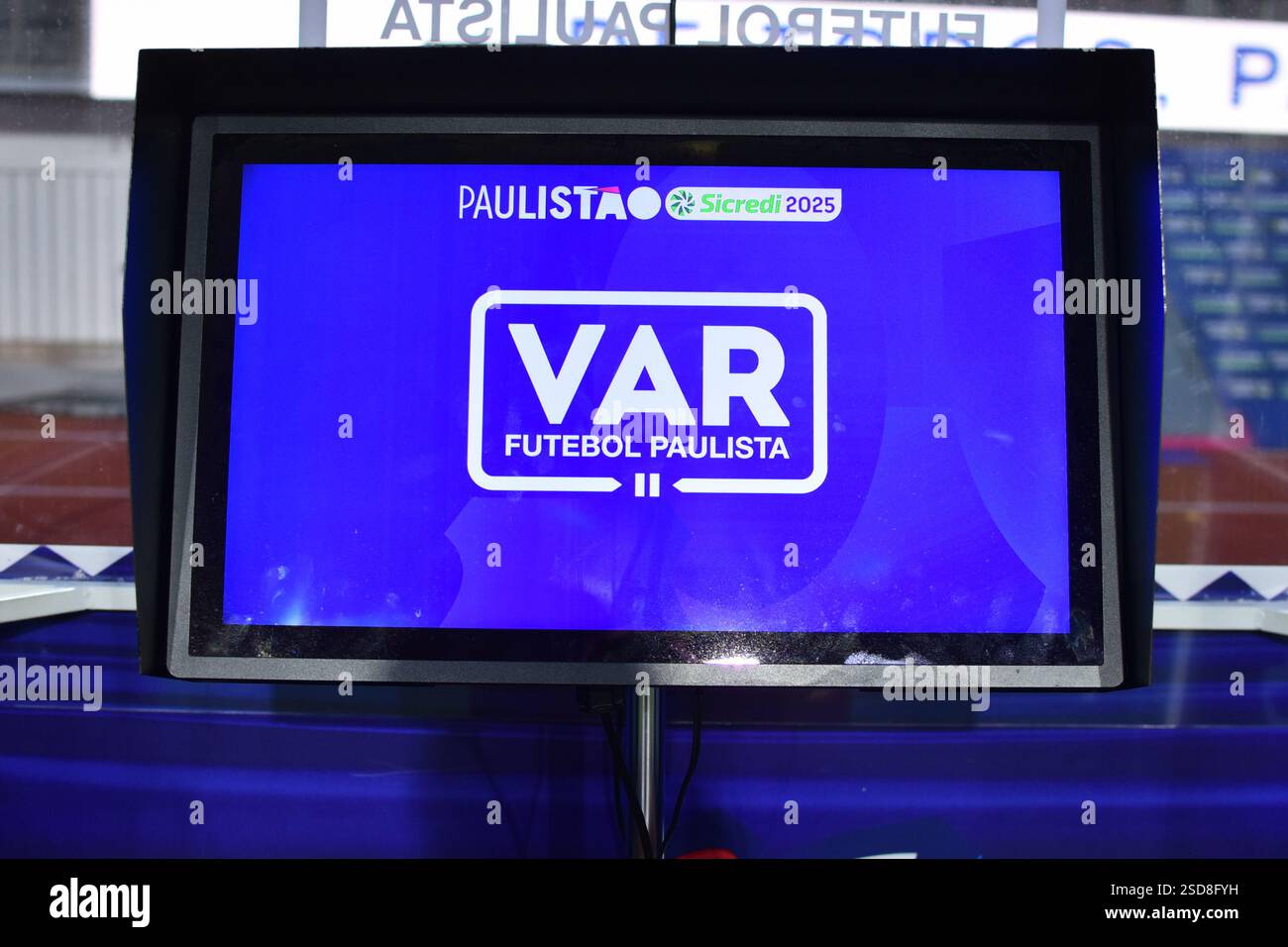 SÃO PAULO, SP - 07.02.2025: PORTUGUESA X INTER DE LIMEIRA - VAR booth ...