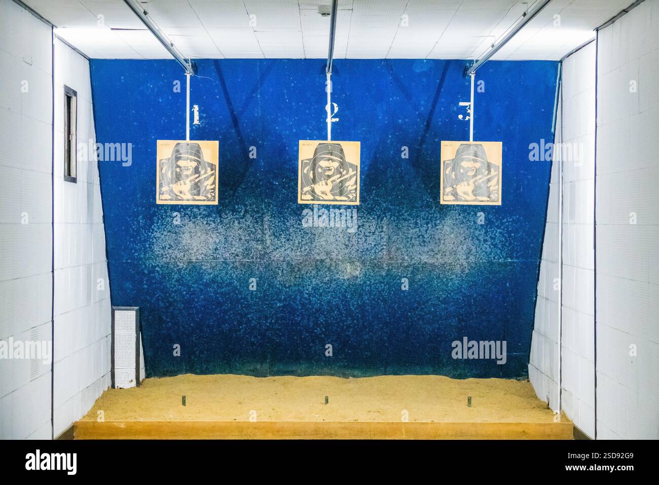 Shooting range inside the Independence Palace in Ho Chi Minh City ...