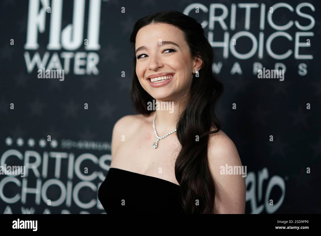 Mikey Madison poses in the press room during the 30th Critics Choice ...