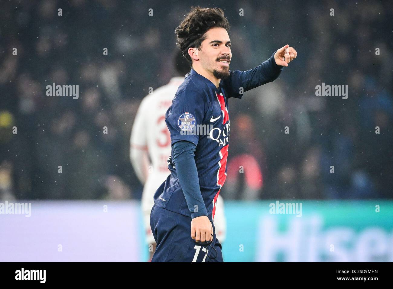Paris, France. 07th Feb, 2025. Vitor MACHADO FERREIRA (Vitinha) of PSG ...