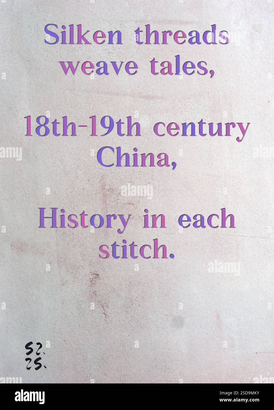 Silken threads weave tales, 18th-19th century China, History in each ...