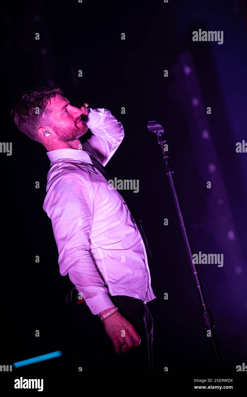 London, United Kingdom. 7th February 2025. Marc E Bassy warms up the ...