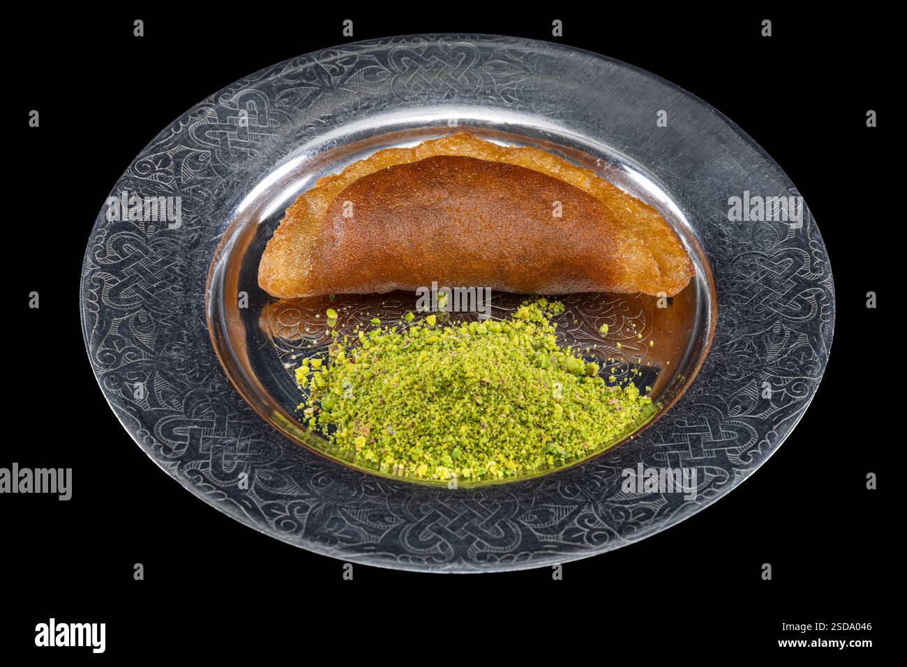 Traditional Turkish dessert called Arab Kadaif or tas kadayif. Turkish ...