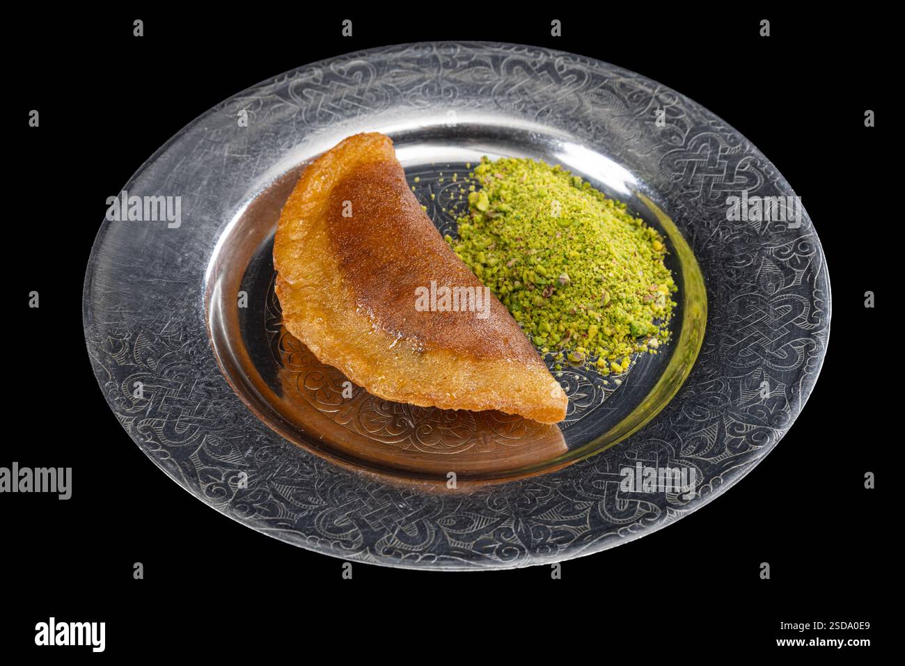 Traditional Turkish dessert called Arab Kadaif or tas kadayif. Turkish ...