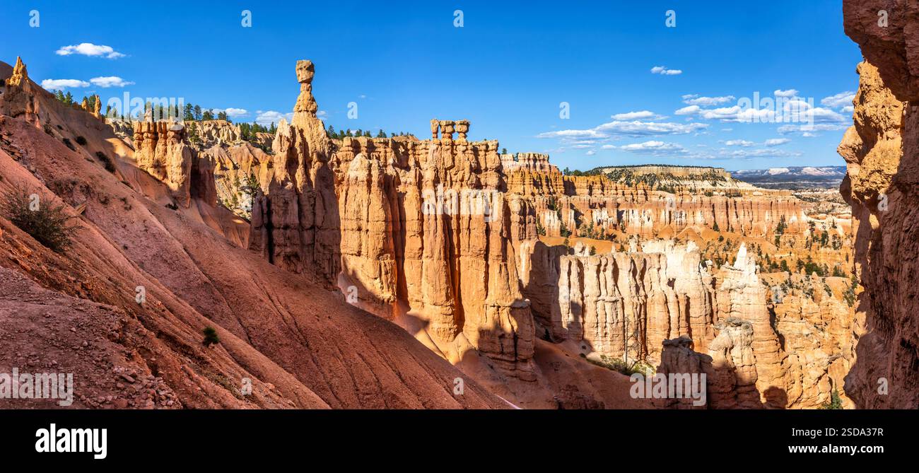 Thor's Hammer panoram in Bryce Canyon National Park, Utah. Thor's ...