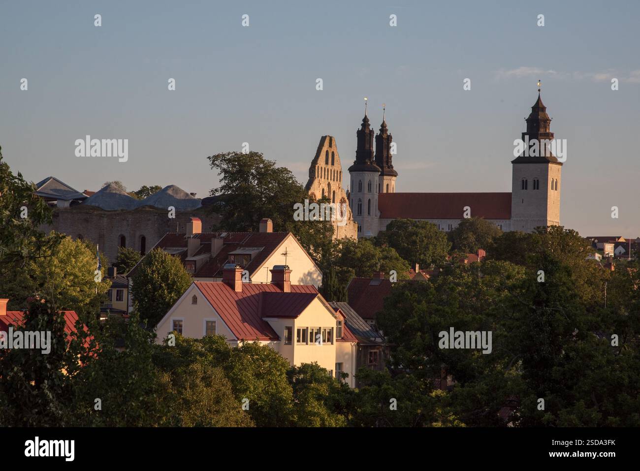 Visby is a medieval town on the Swedish island of Gotland with a well ...