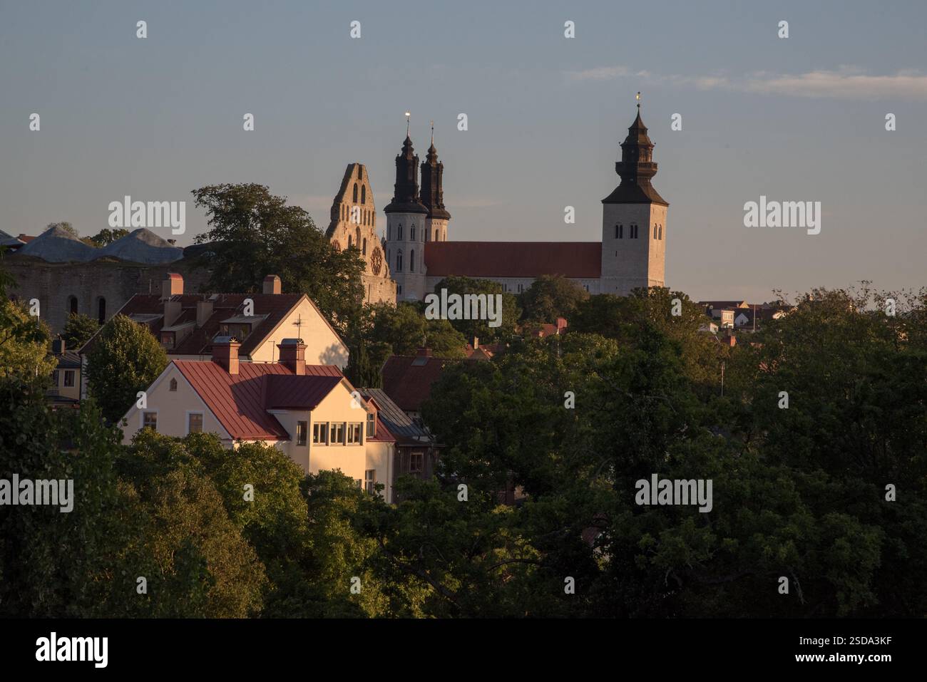 Visby is a medieval town on the Swedish island of Gotland with a well ...