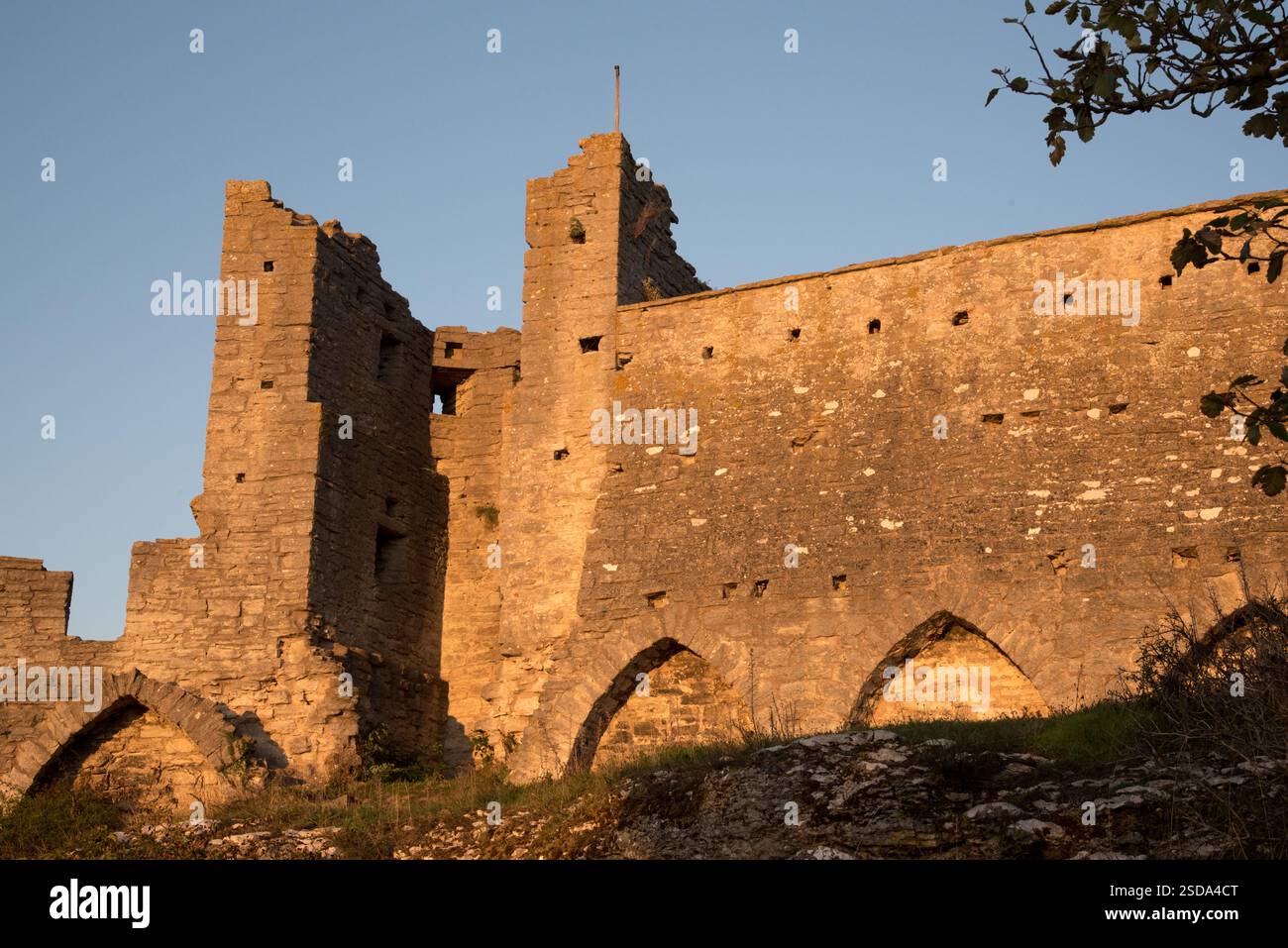 Visby is a medieval town on the Swedish island of Gotland with a well preserved town wall and a ...