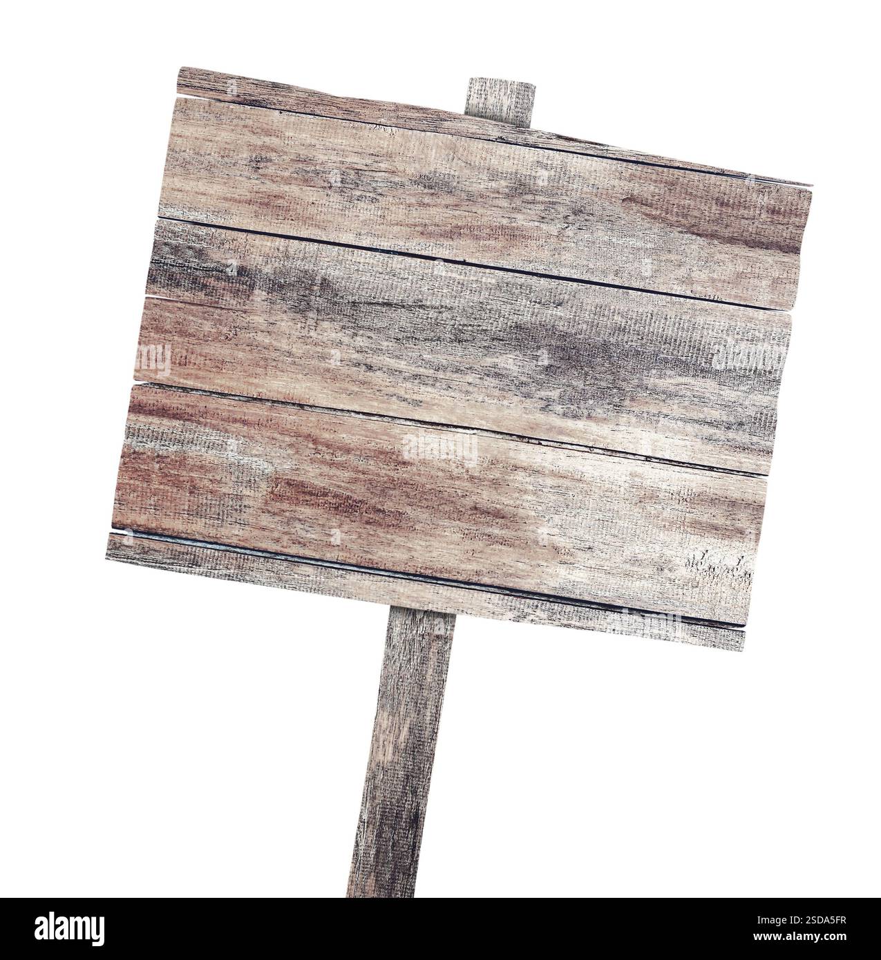 Old wooden sign isolated on white background Stock Photo - Alamy