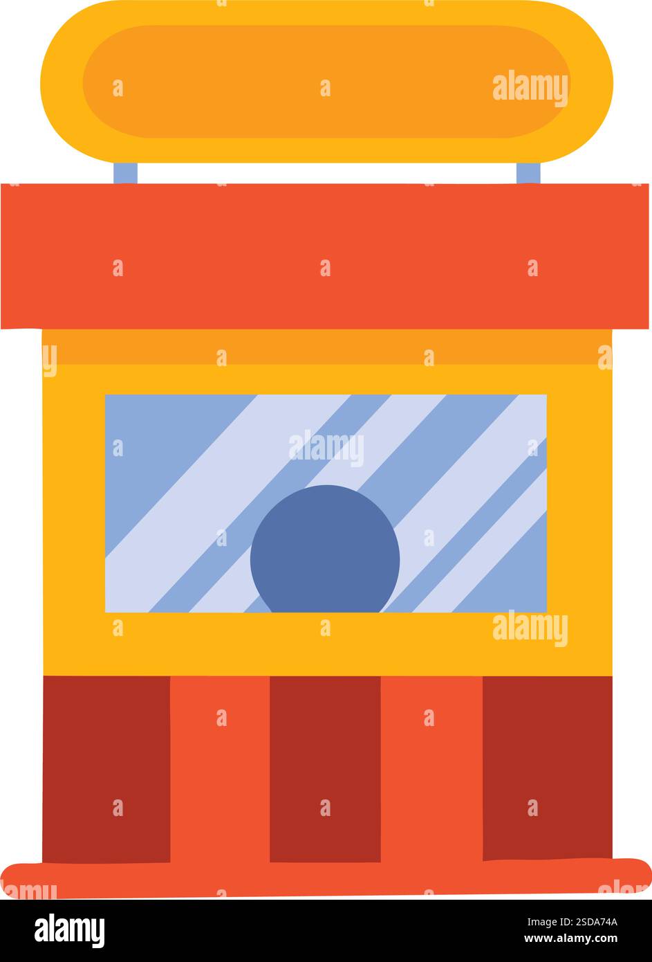 Water park ticket booth illustration Stock Vector Image & Art - Alamy