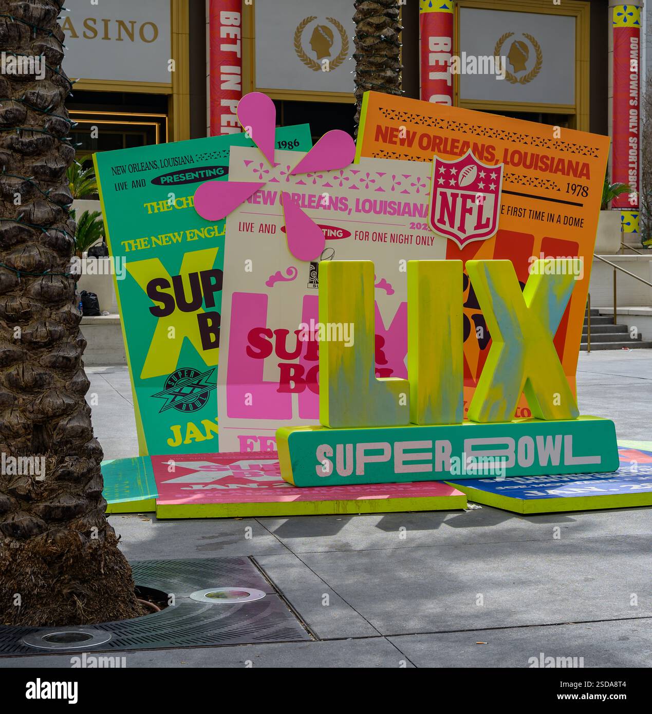 New orleans super bowl lix hi-res stock photography and images - Alamy