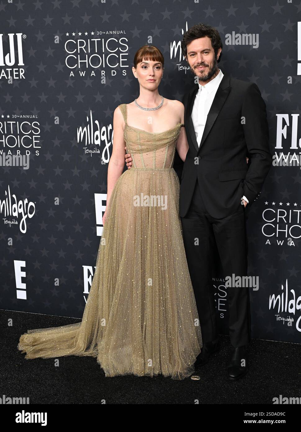 Santa Monica, USA. 07th Feb, 2025. Leighton Meester and Adam Brody ...