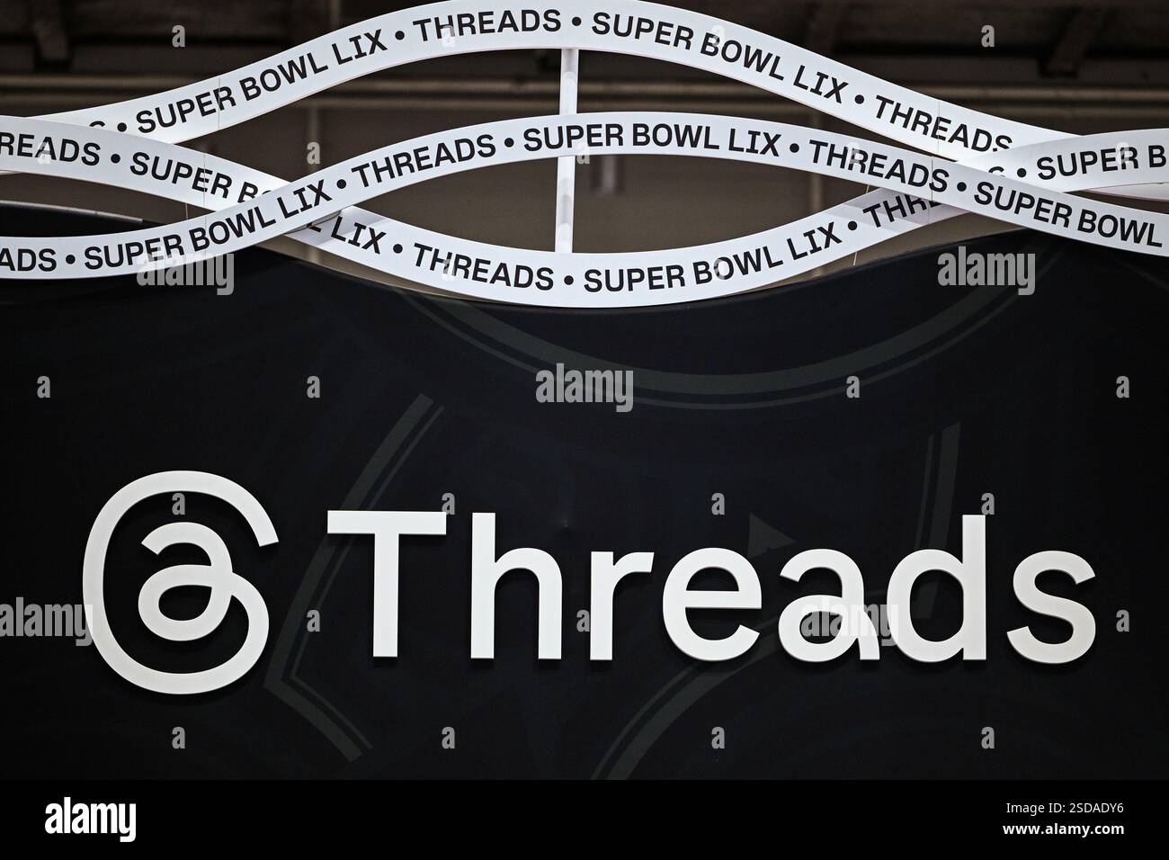 Threads booth sits on Radio Row at the New Orleans Ernest N. Morial ...