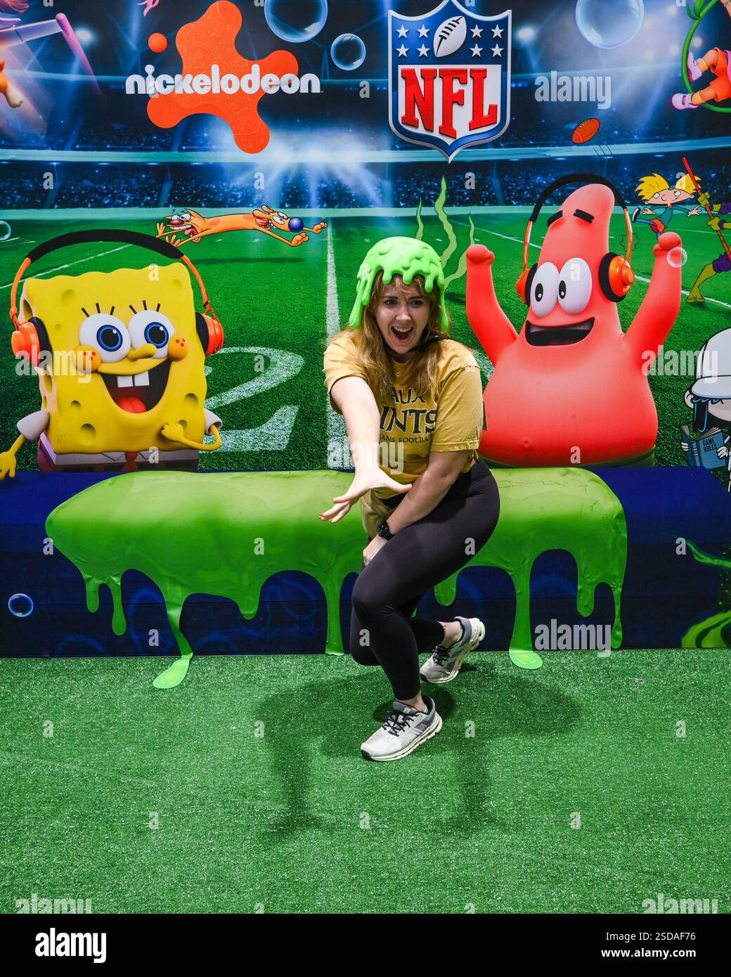 New Orleans, USA. 07th Feb, 2025. The SpongeBob SquarePants themed ...