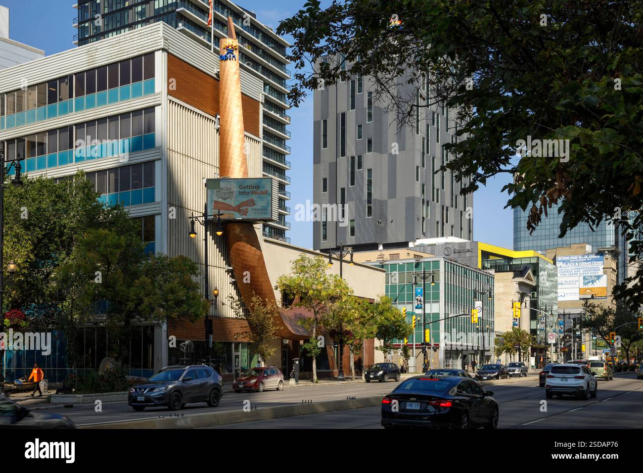 The APTN Aboriginal Peoples Television Network building on Portage ...