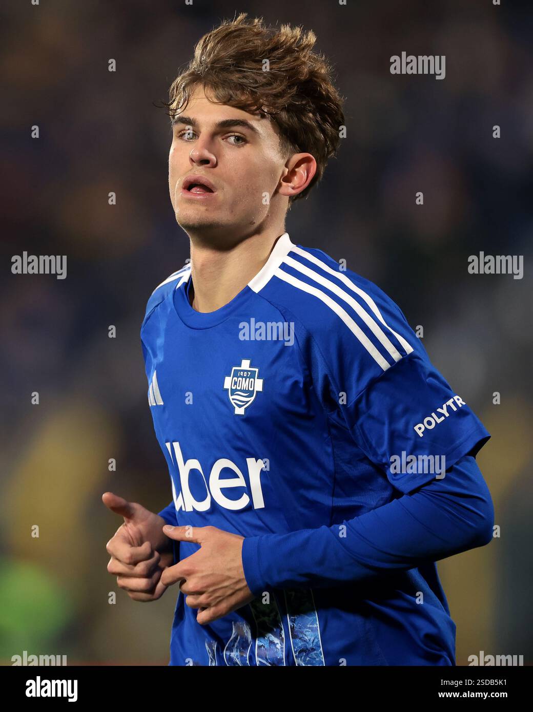 Como, Italy. 7th Feb, 2025. Nico Paz of Como 1907 during the Serie A ...