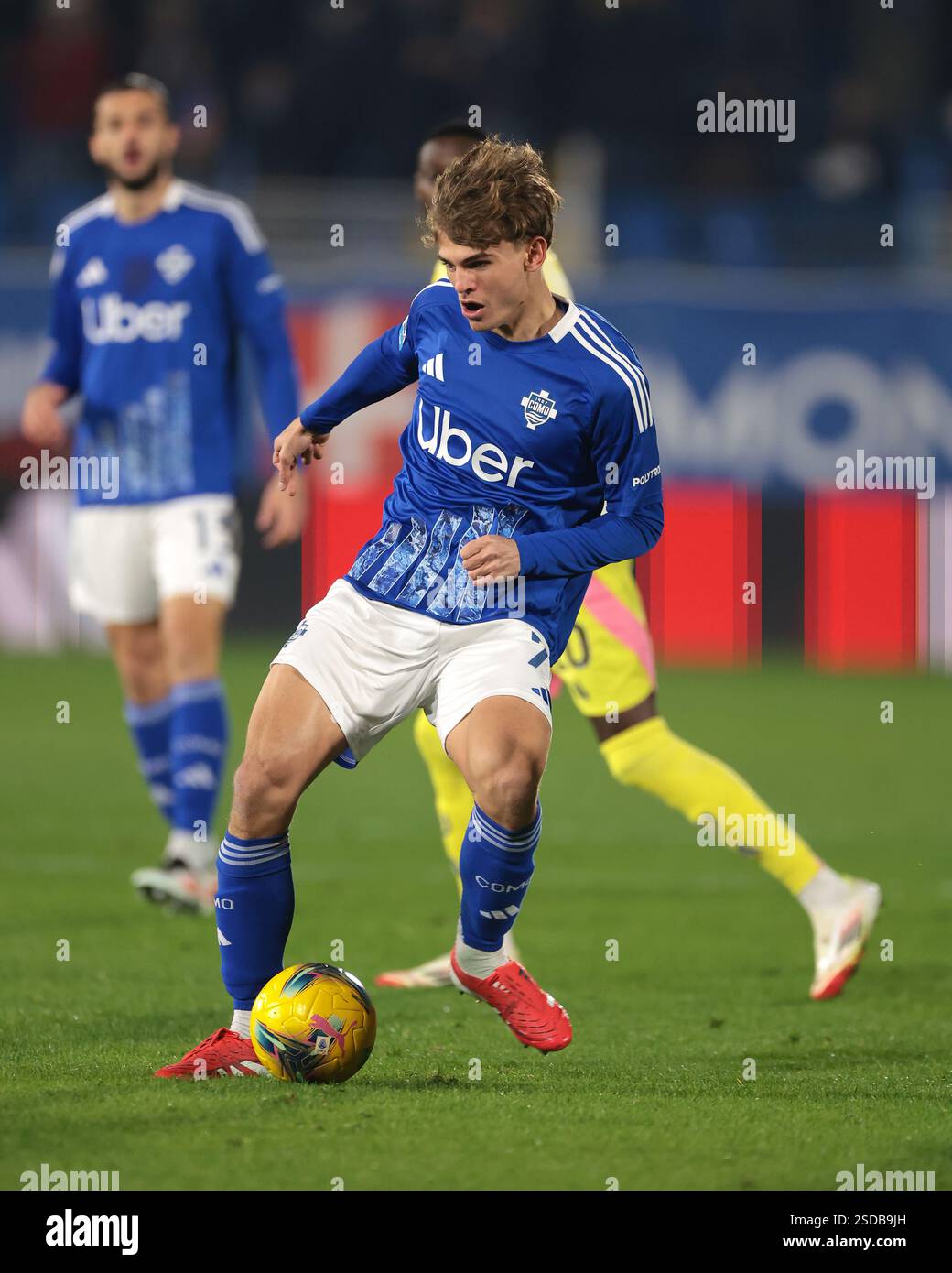 Como, Italy. 7th Feb, 2025. Nico Paz of Como 1907 during the Serie A ...