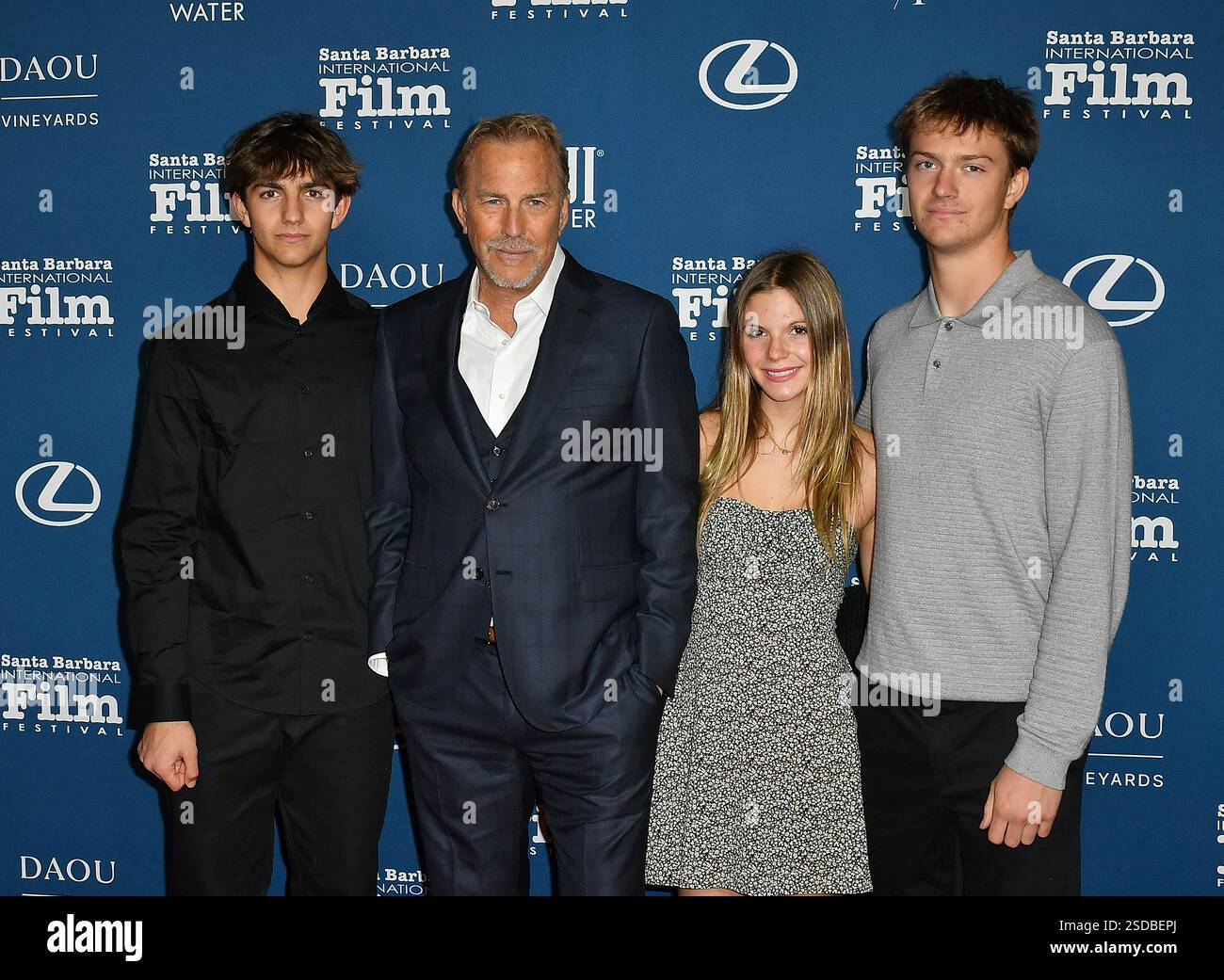 Santa Barbara, USA. 07th Feb, 2025. Cayden Wyatt Costner, Kevin Costner ...
