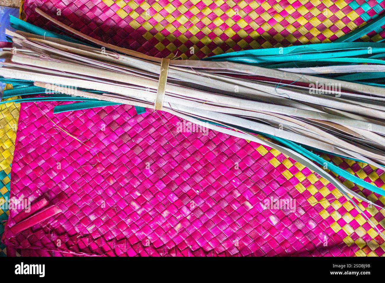 Mat weaving using pandanus leaves is an important traditional ...