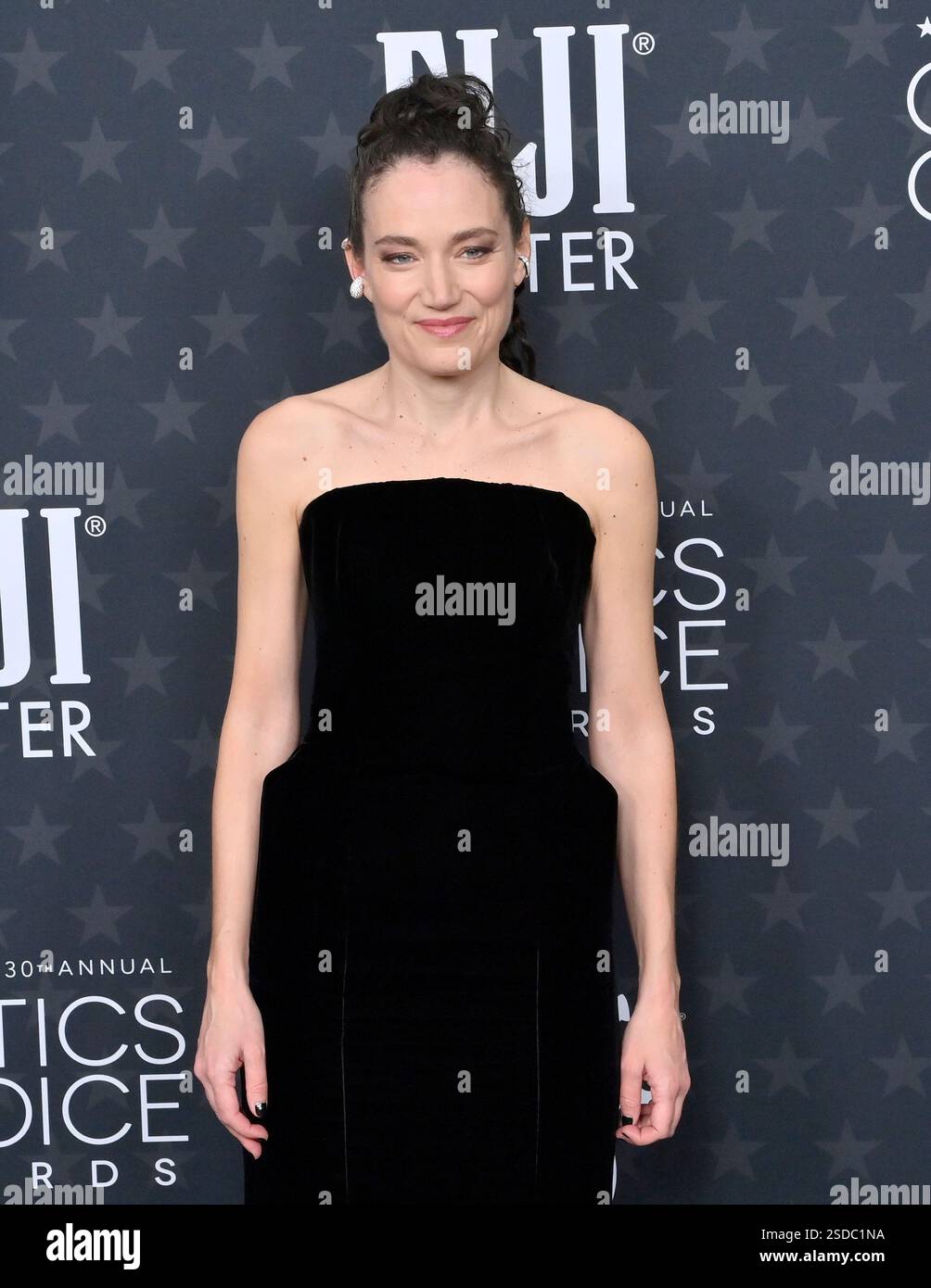 Coralie Fargeat attends the 30th annual Critics' Choice Awards at the ...