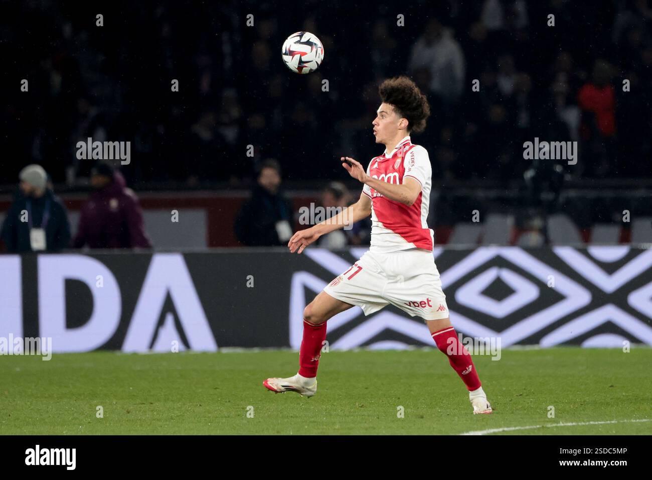Paris, France. 07th Feb, 2025. Maghnes Akliouche of Monaco during the ...