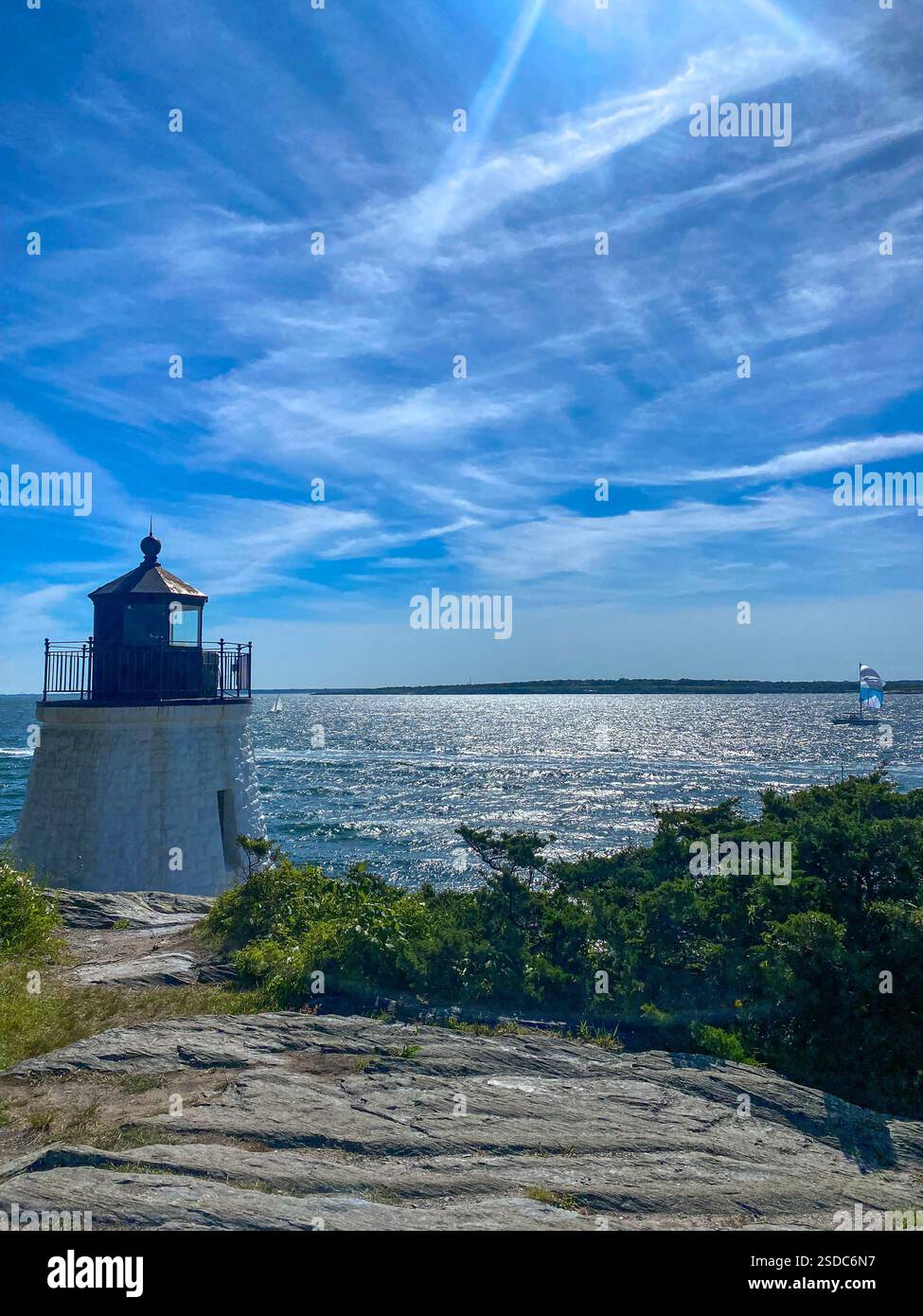 Pretty blue skies over hi-res stock photography and images - Alamy