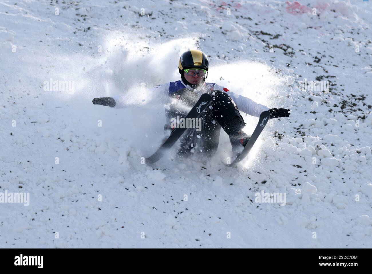 Harbin,China.7th February 2025. Qi Guangpu of China attends a training ...