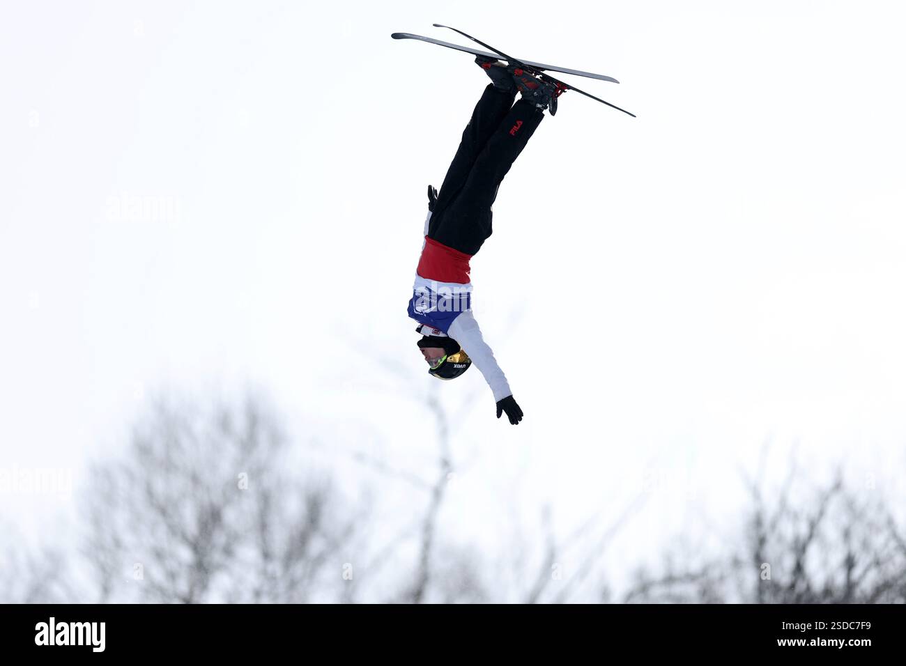 Harbin,China.7th February 2025. Qi Guangpu of China attends a training ...
