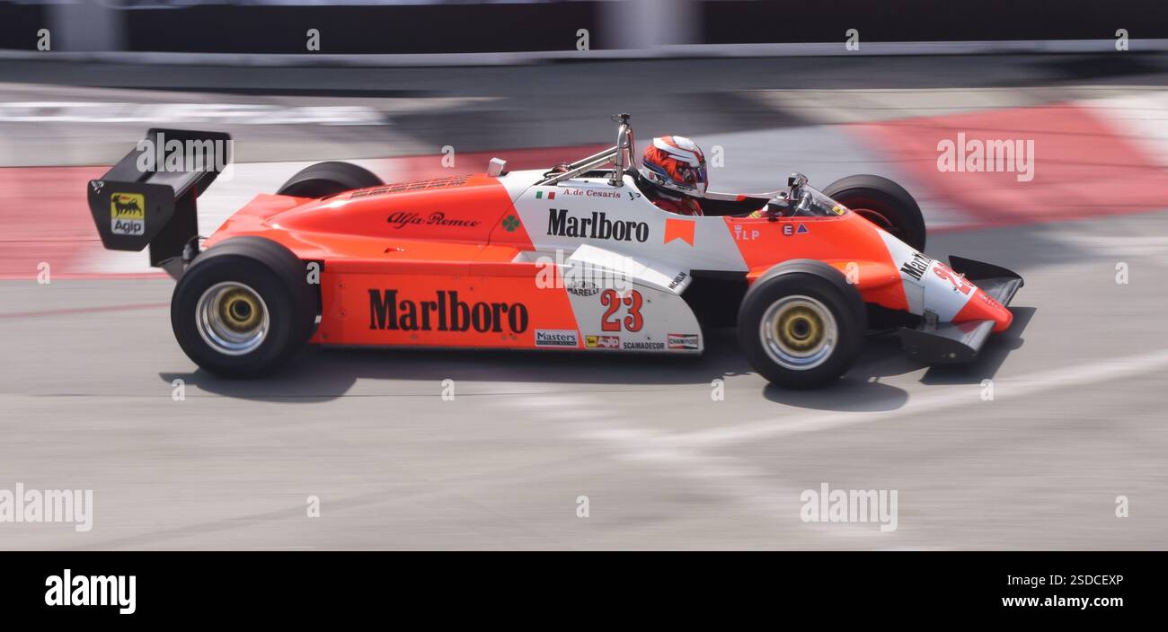 Long Beach, CA - April 15, 2023: The Alfa Romeo 182 at the Long Beach ...