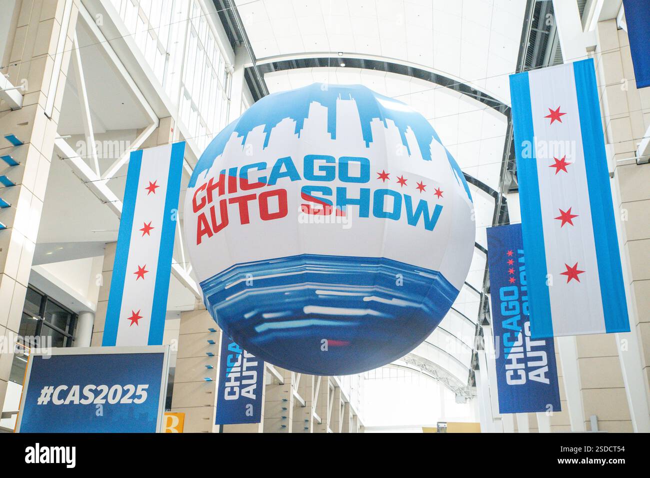 Chicago Auto Show 2025 McCormick Place Media Preview 02/07/2025 Stock ...