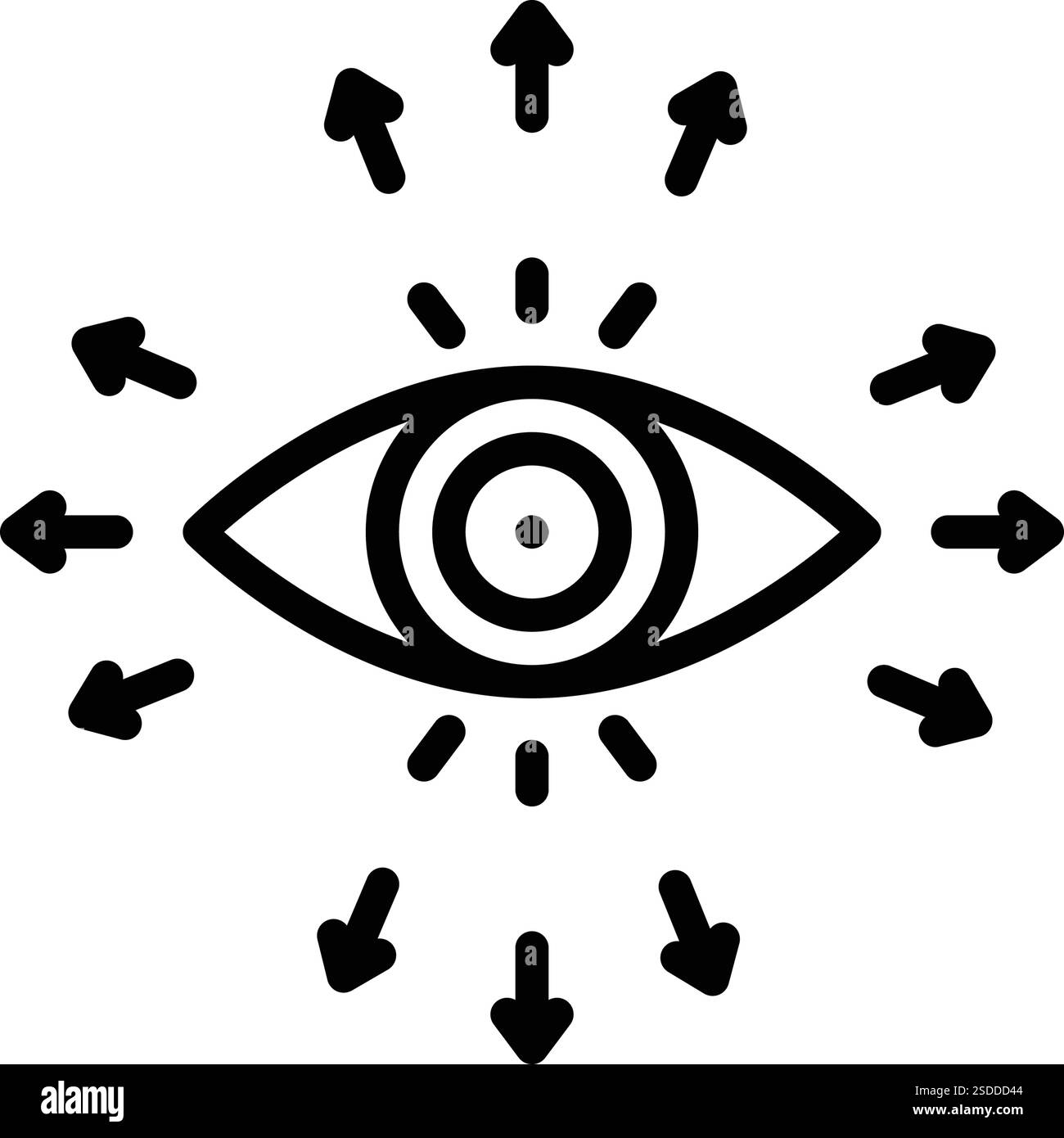 Icon for surveillance, observation Stock Vector Image & Art - Alamy