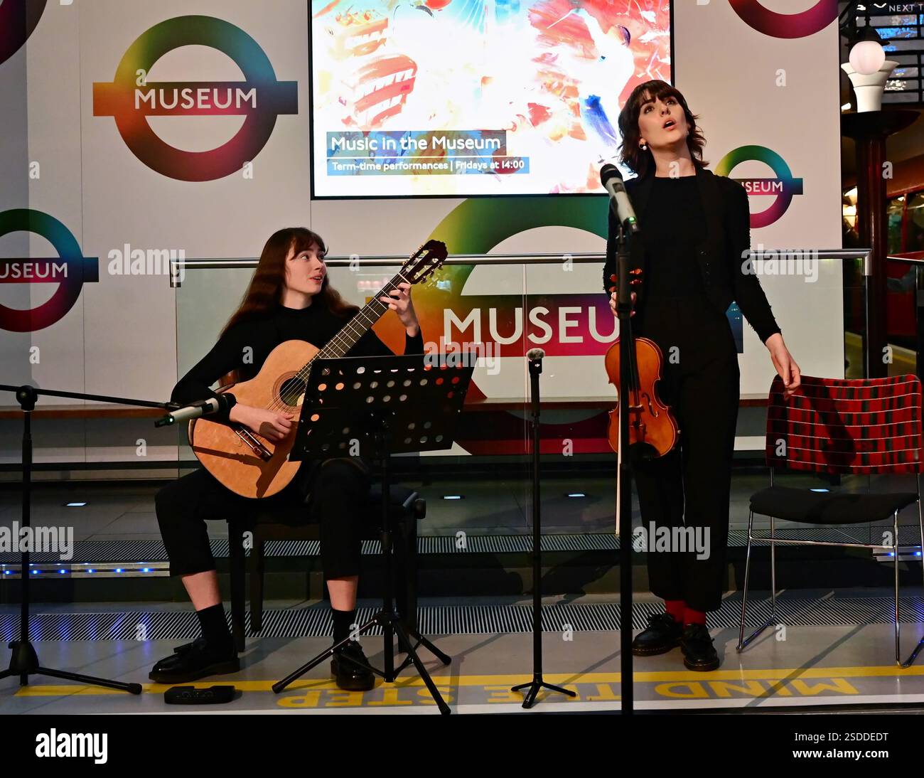 LONDON, ENGLAND: 7th February 2025: The Juno duo - Maryna Vosmirova ...