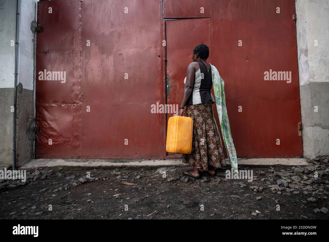 Zawadi Sifa, 35, mother of seven, who has been fleeing fighting from ...