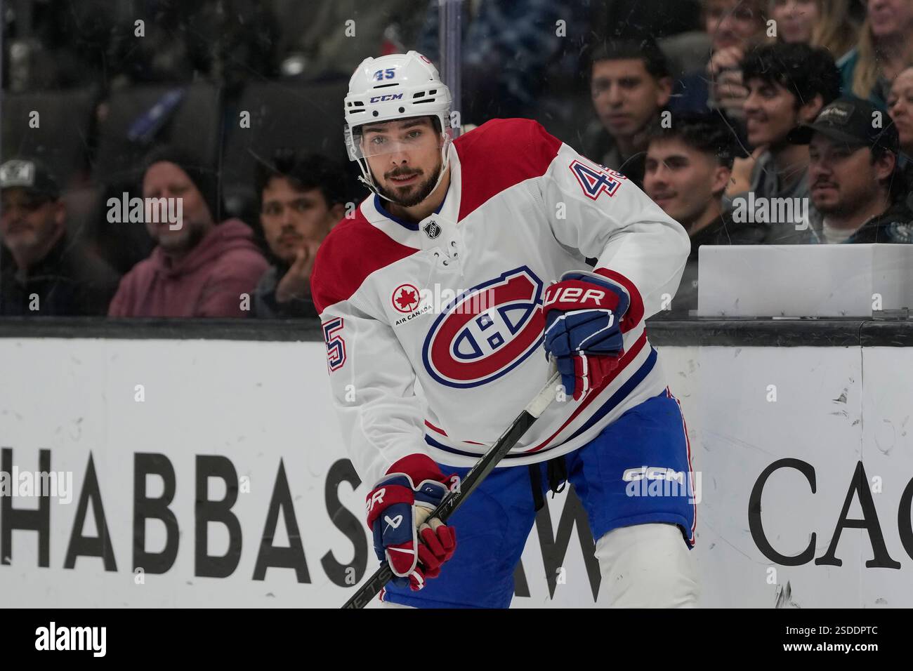 Montreal Canadiens defenseman Alexandre Carrier during an NHL hockey ...